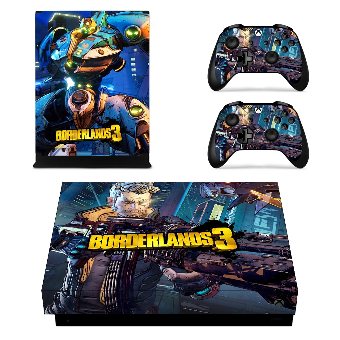 Custom Photo Full Body Vinyl Skin Stickers for Xbox One X Console and ...