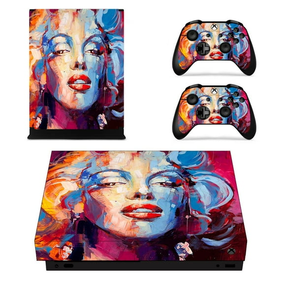 Custom Photo Full Body Vinyl Skin Stickers for Xbox One X Console and ...