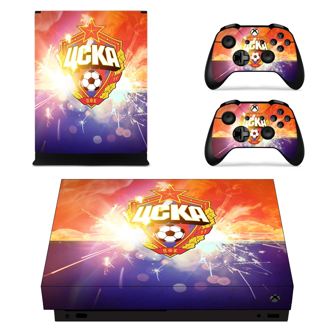Custom Photo Full Body Vinyl Skin Stickers for Xbox One X Console and ...