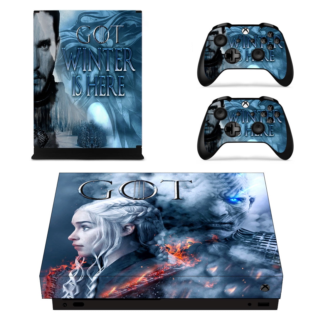 Custom Photo Full Body Vinyl Skin Stickers for Xbox One X Console and ...