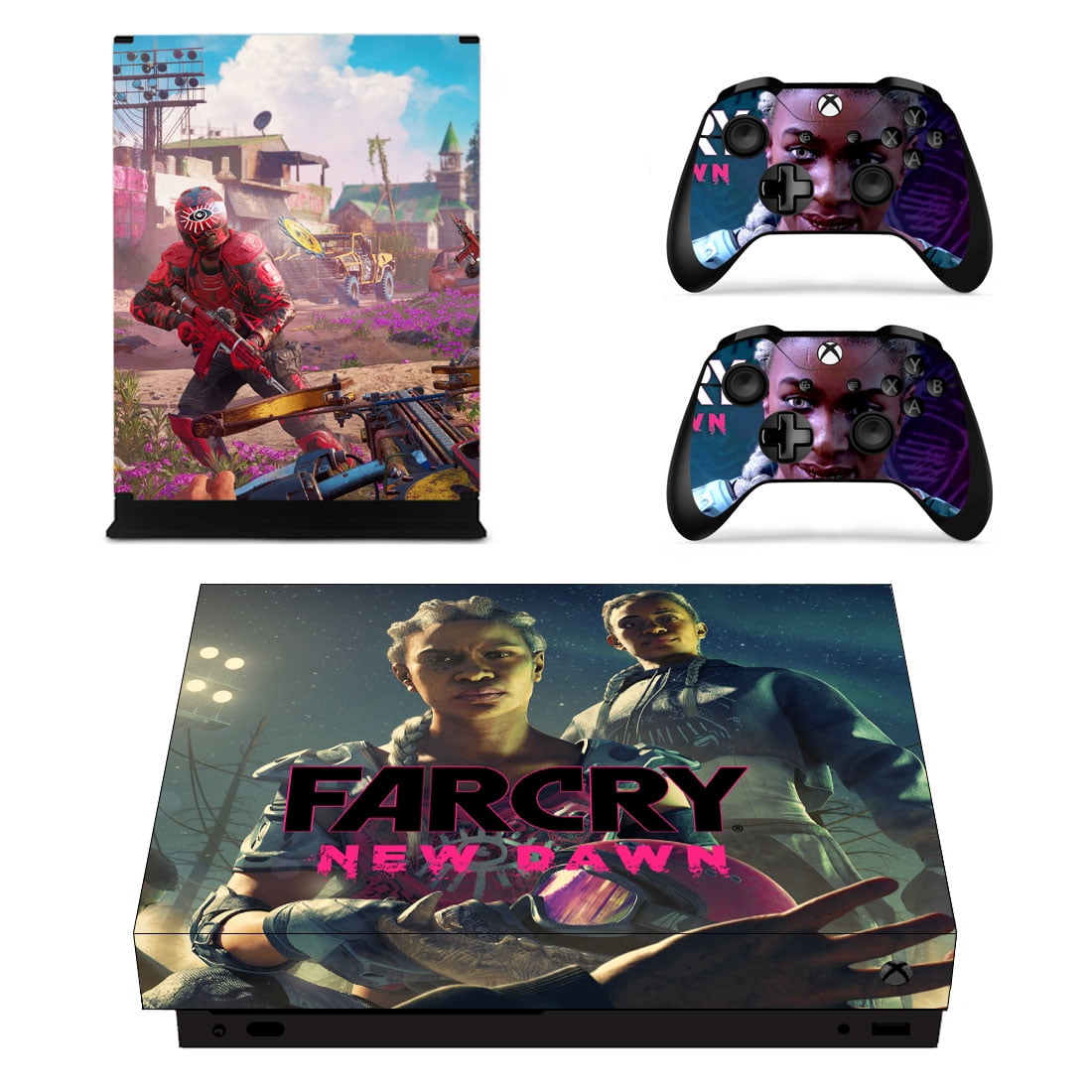 Custom Photo Full Body Vinyl Skin Stickers for Xbox One X Console and ...