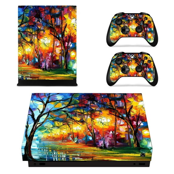Custom Photo Full Body Vinyl Skin Stickers for Xbox One X Console and ...