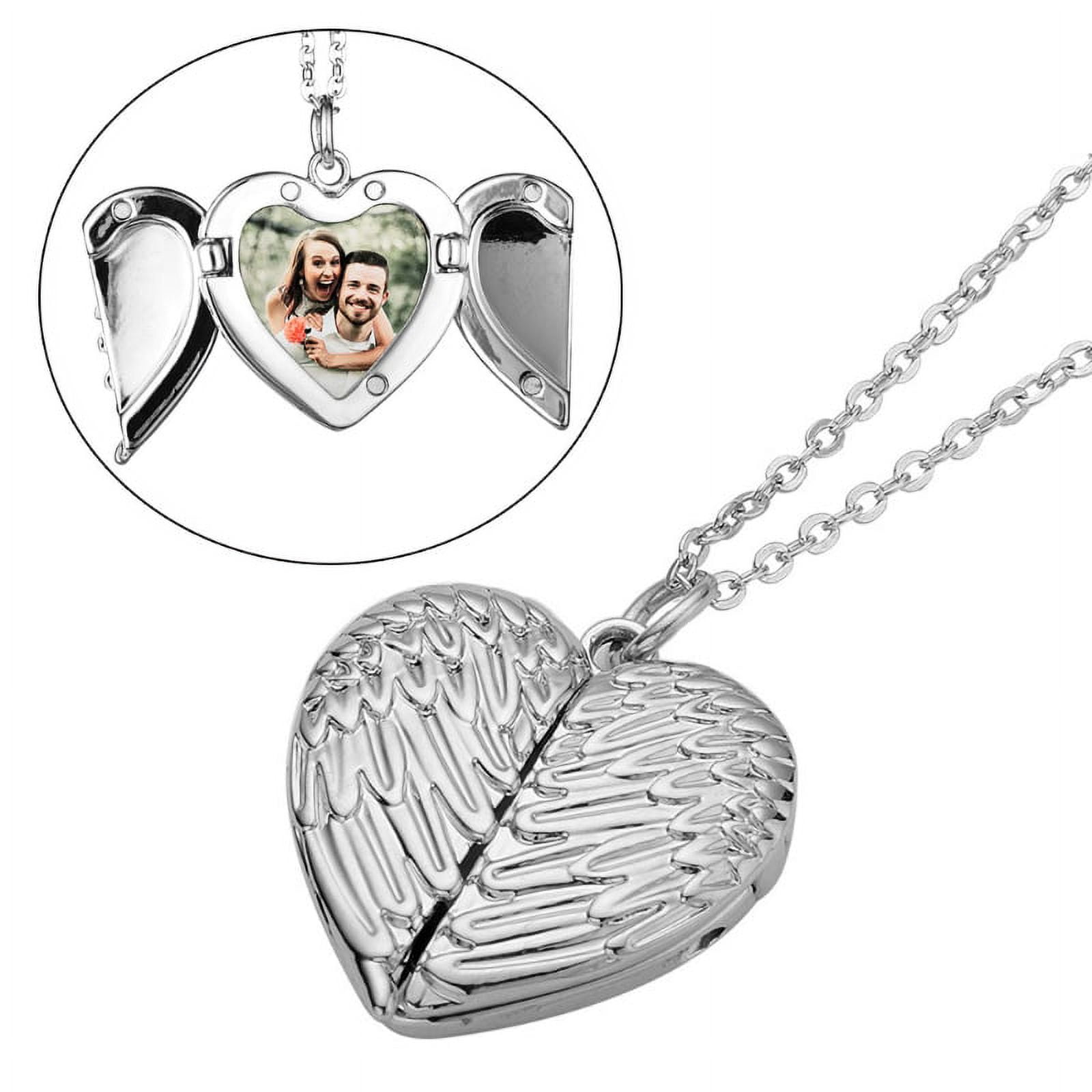 Custom Photo Heart Lockets - Sublimation Necklace - Meaningful Jewelry ...