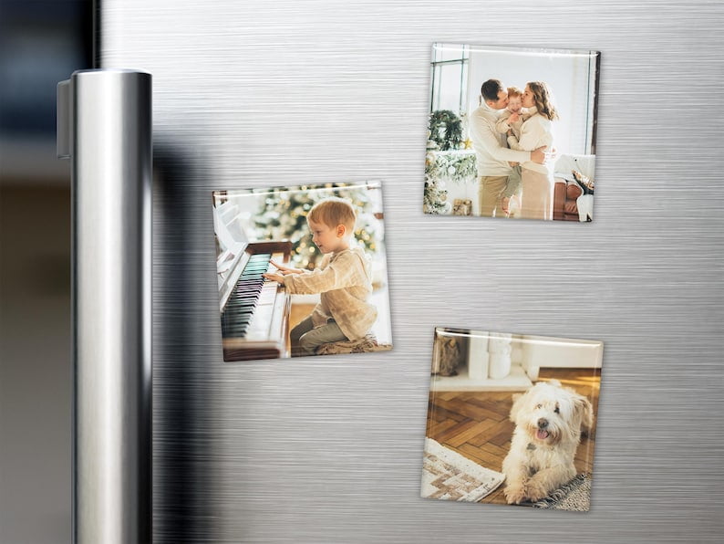 Custom Photo Magnets Personalized Fridge Magnets Cubicle Decor Picture ...