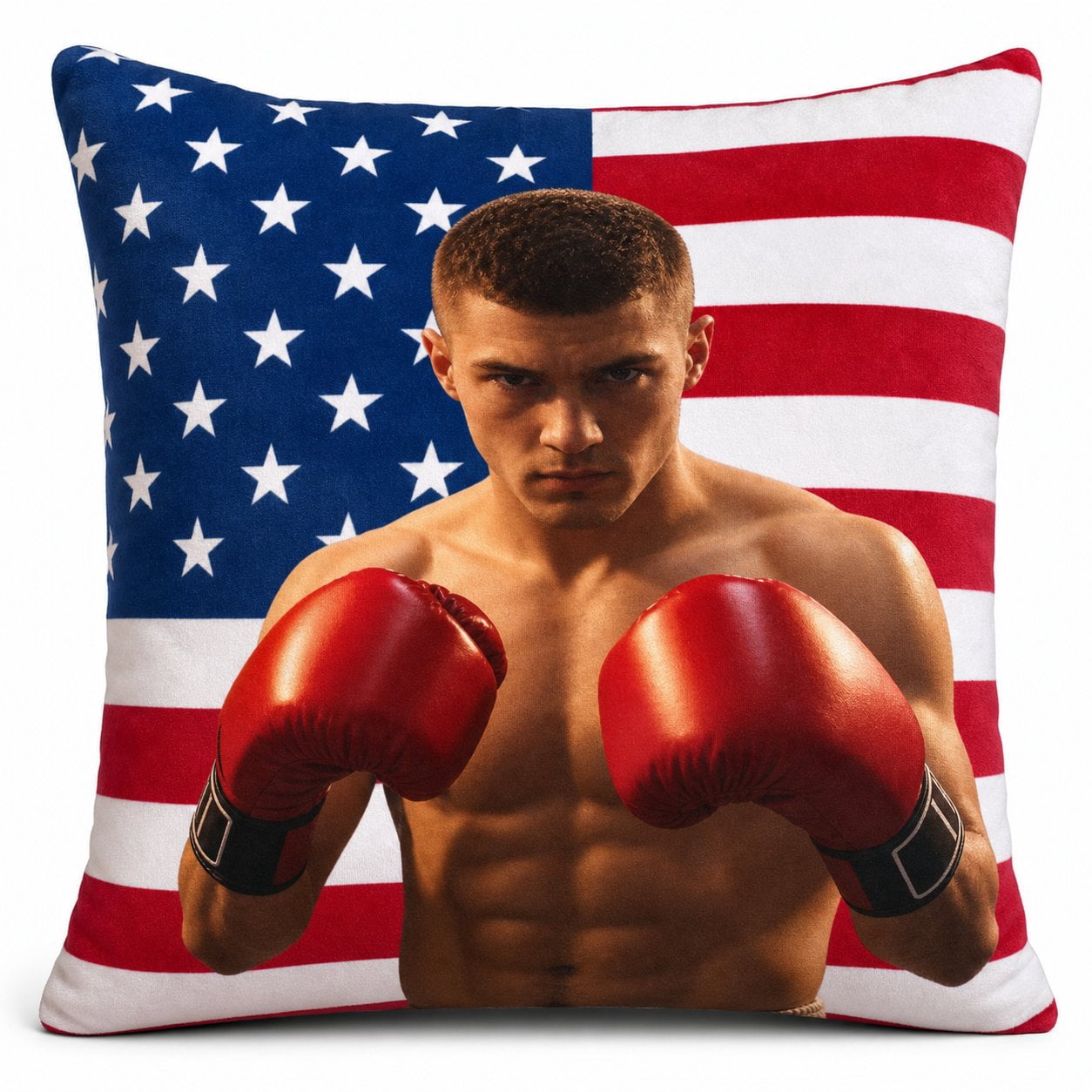 Custom Photo Pillow Cover, Pillow Case with Boxing, Themed Design ...