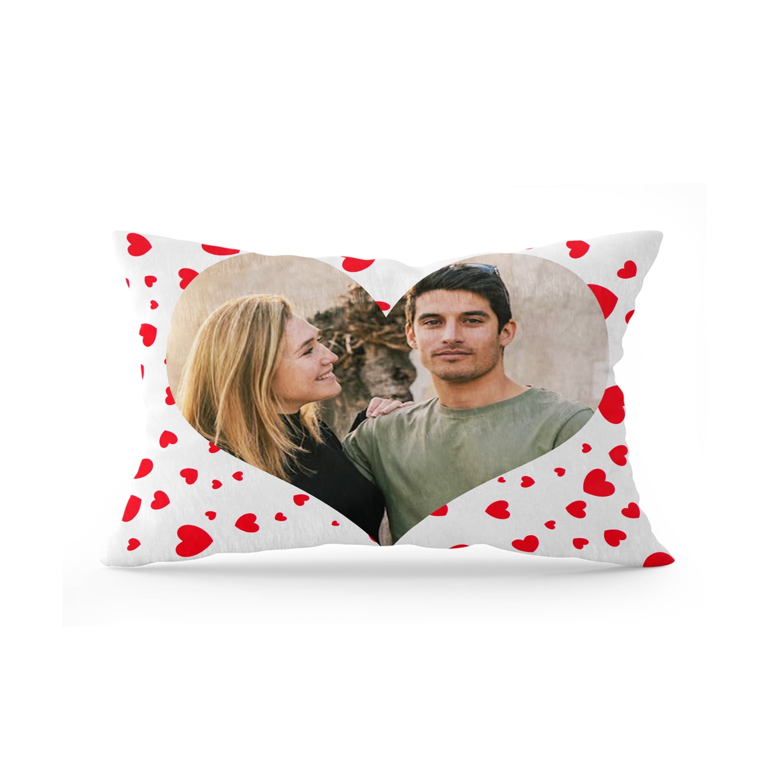 Custom Photo Pillowcase 12"x20", Soft Home Decor Personalised Pillow ...