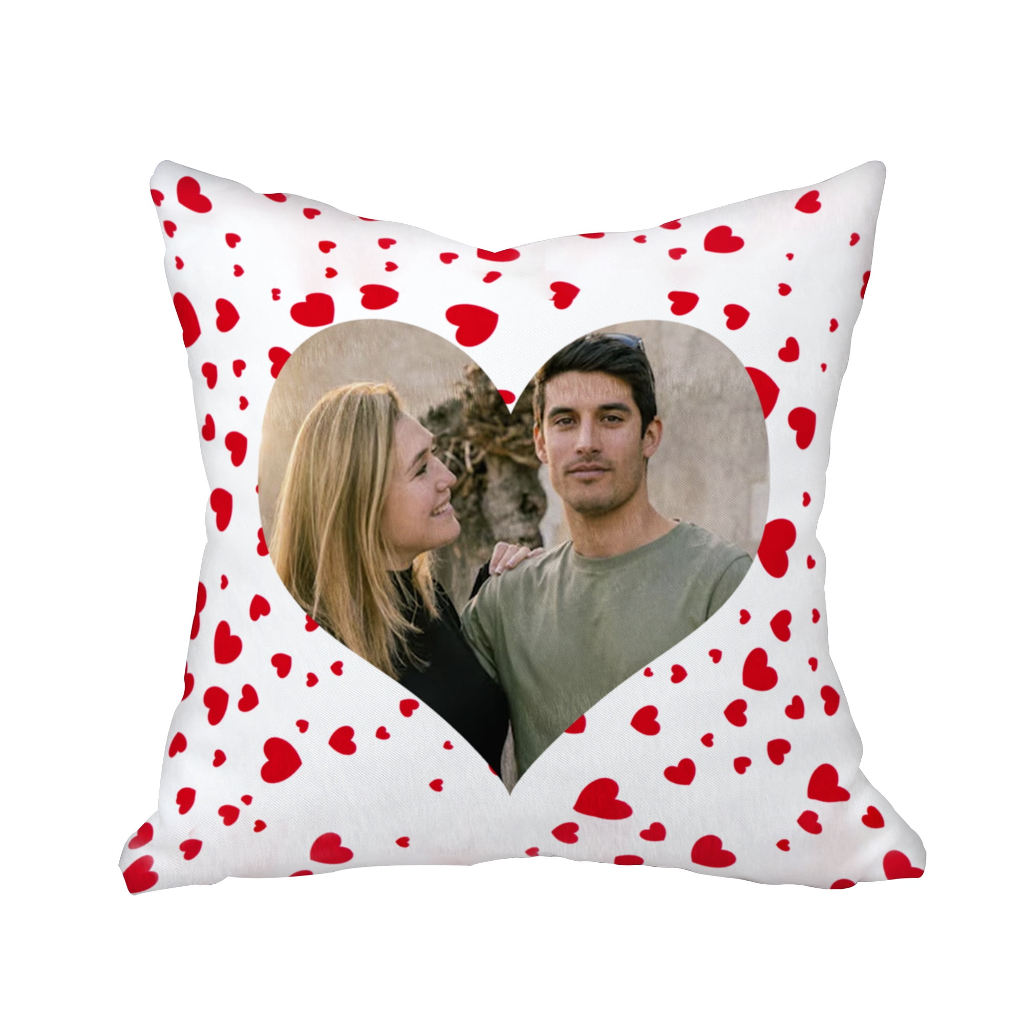 Custom Photo Pillowcase 24"x24", Soft Home Decor Personalised Pillow ...