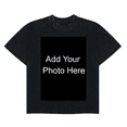 Custom Photo T-Shirt,Personalized Picture Printing,Short Sleeve Vintage ...