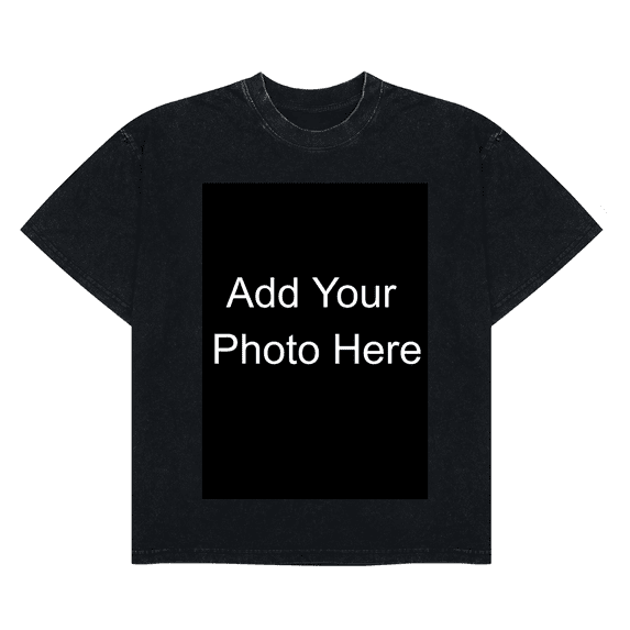 Custom Photo T-Shirt,Personalized Picture Printing,Short Sleeve Vintage ...