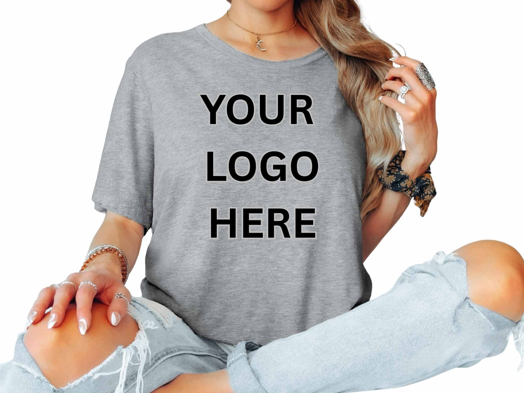 Custom Photo T-Shirt - Personalized Picture & Text Printing - High ...