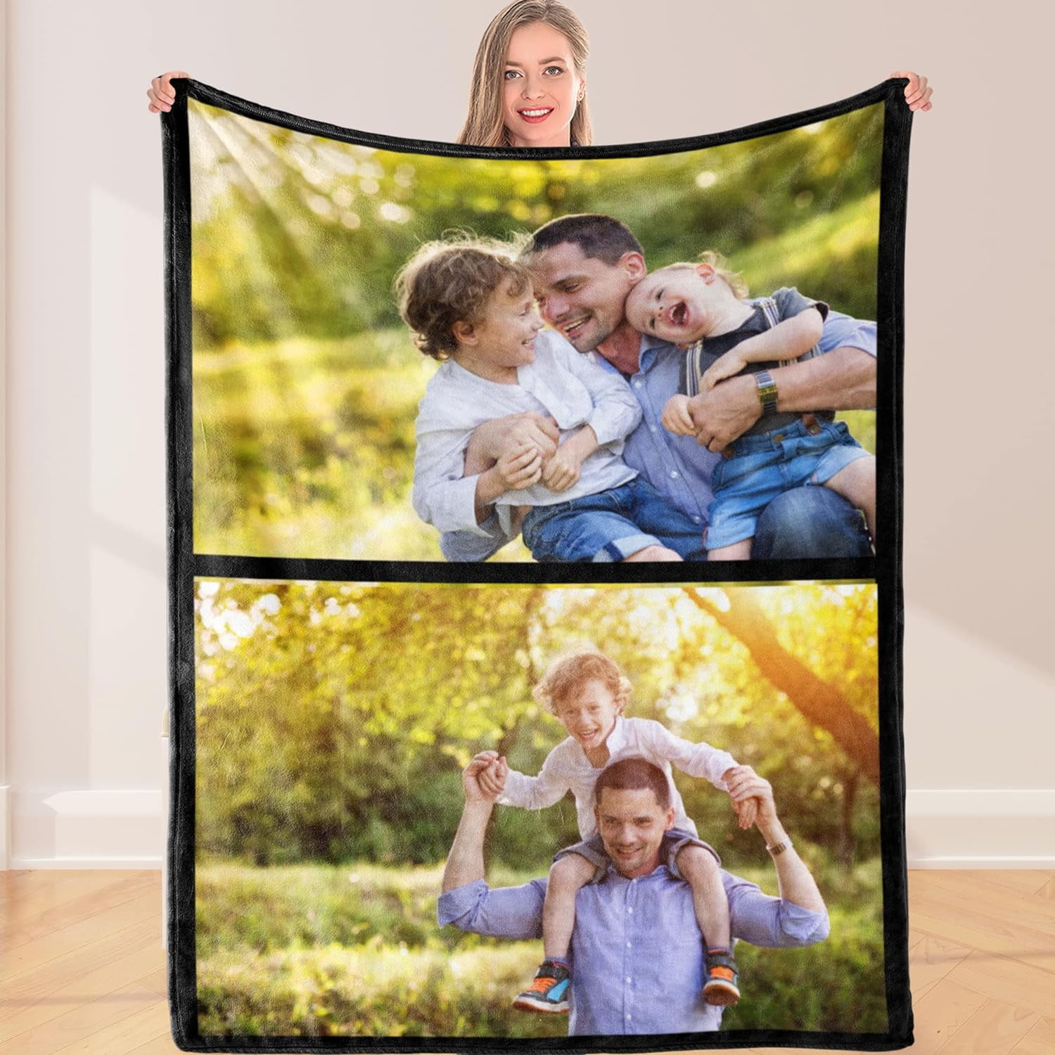 Custom Photo Throw Blanket Customized Pictures Blanket Personalized ...