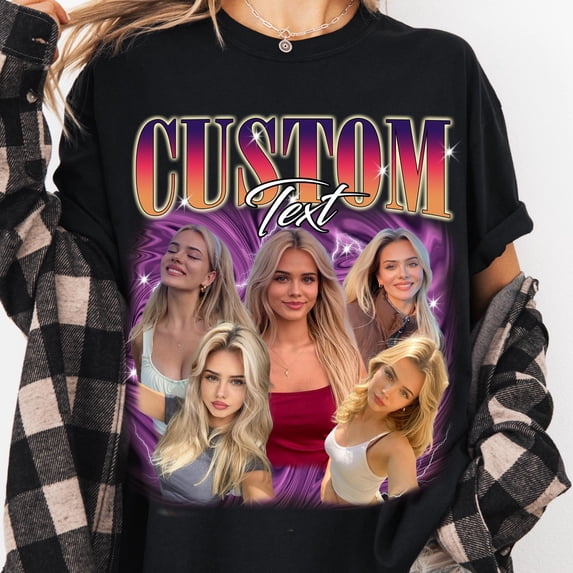 Custom Photo Tshirt Personalized Image Shirt Customized Your Own ...