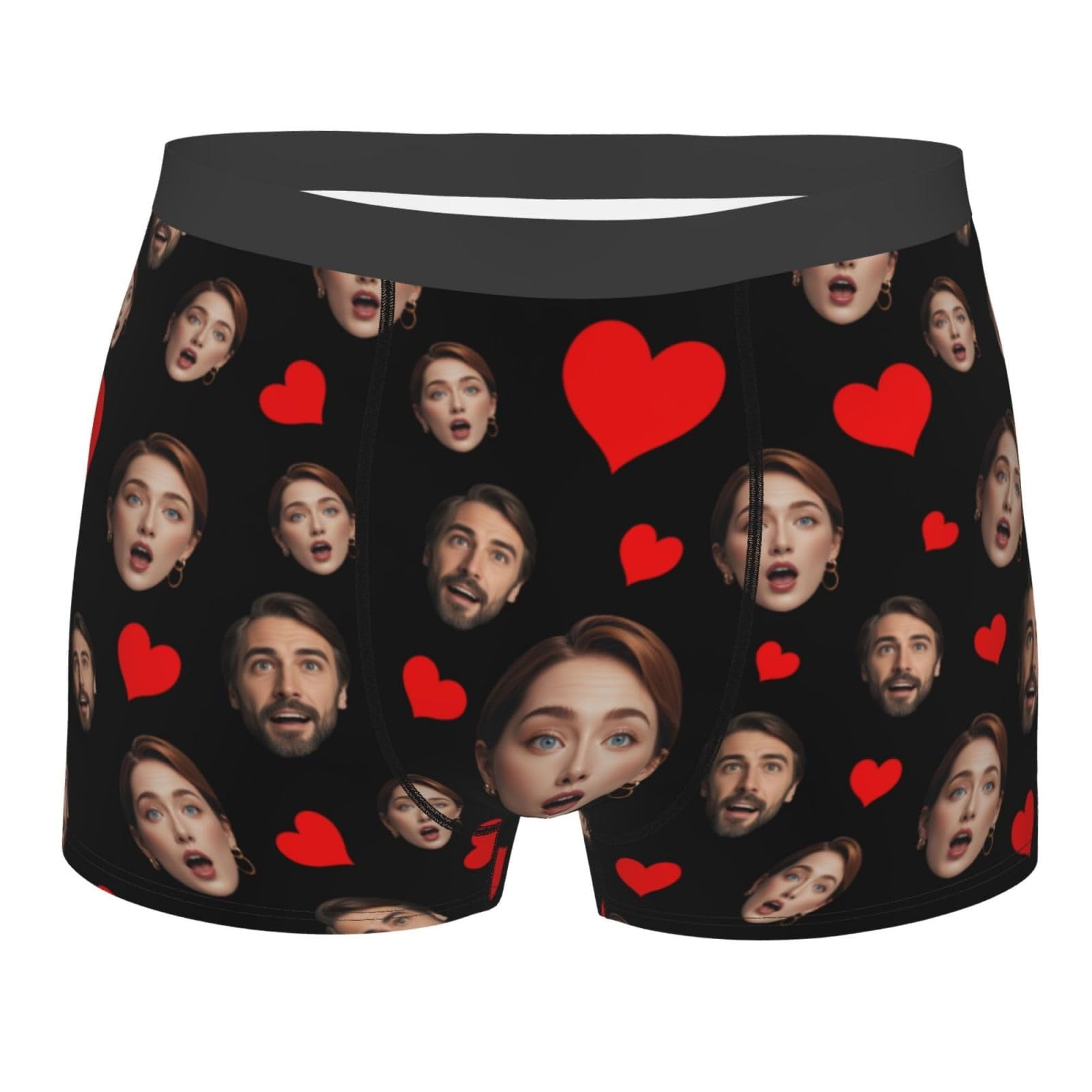 Custom Photo Underwear Funny Face Briefs Novelty For Him Unique Print ...