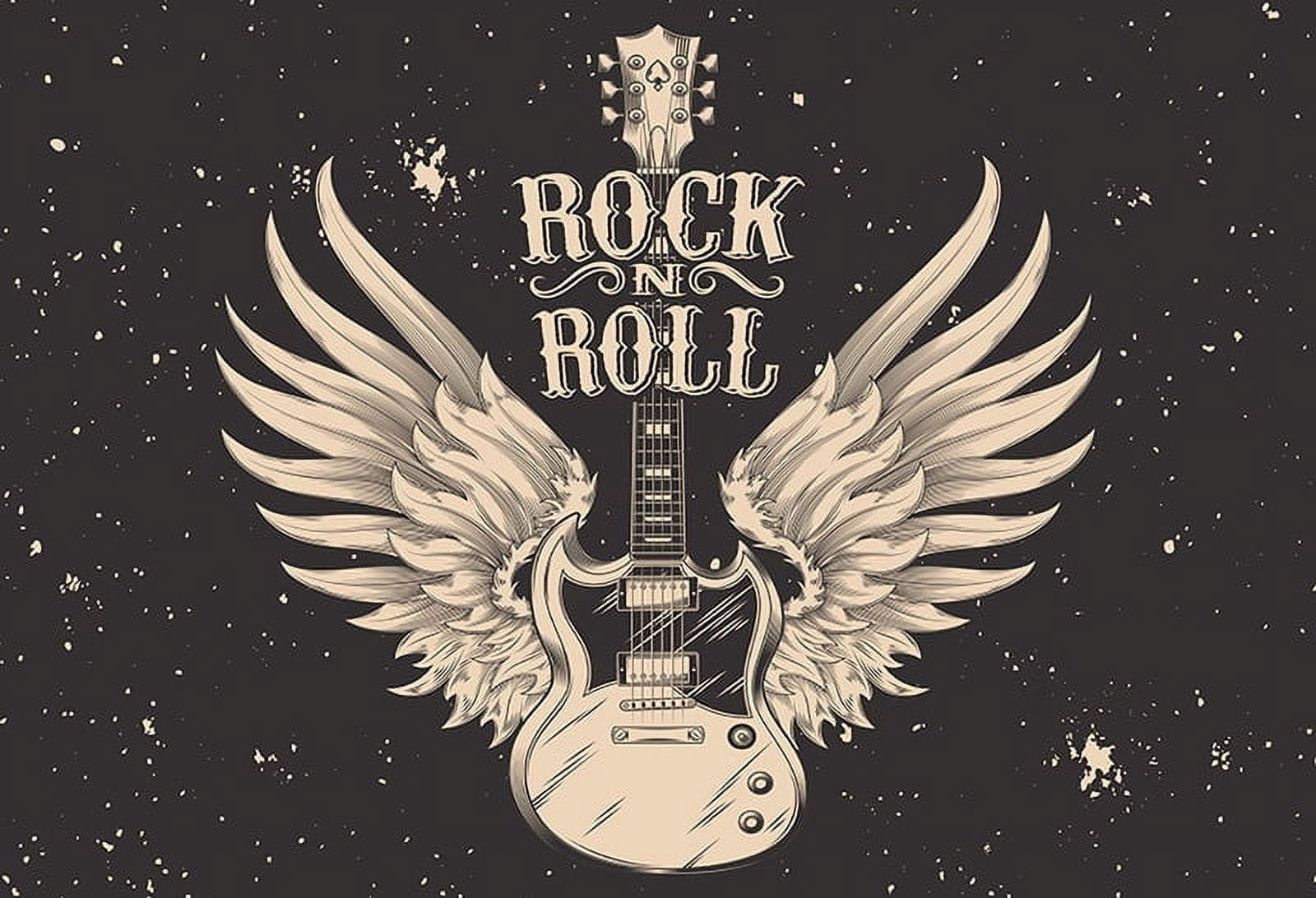 Custom Photography Background 1950's Rock and Roll Rock Star Guitar ...