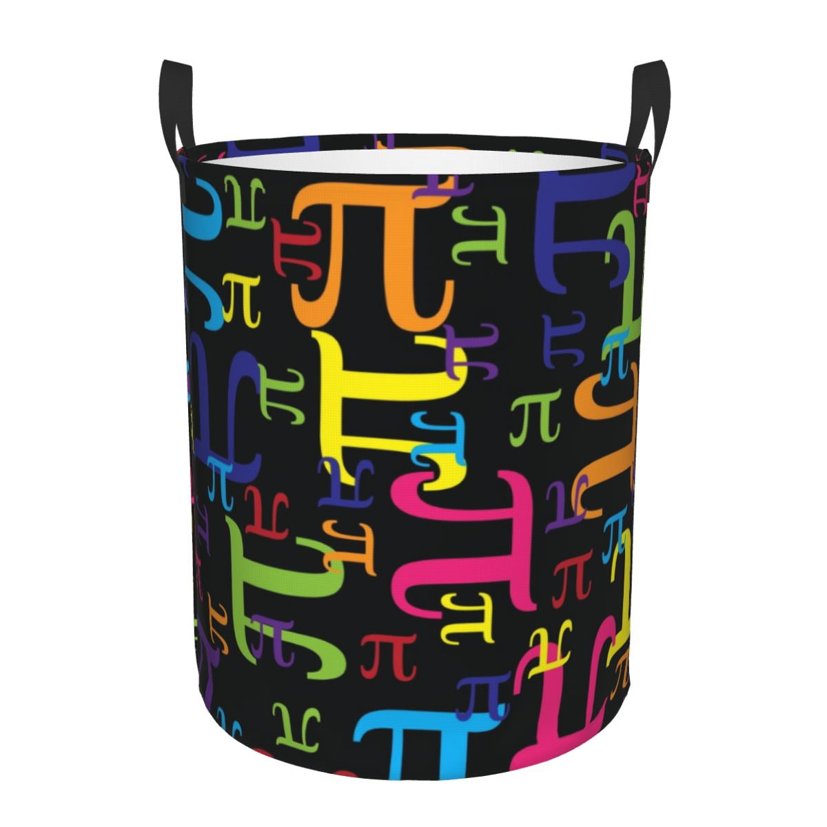 Custom Pi Symbol Line Drawing Laundry Hamper Large Storage Basket Math ...