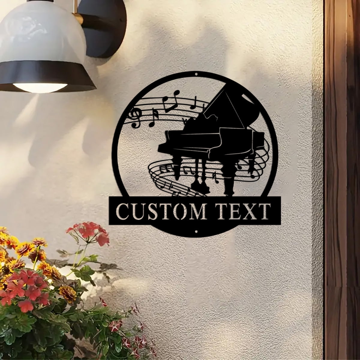 Custom Piano Metal Wall Sign-Personalized Piano Metal Wall Art-Piano ...