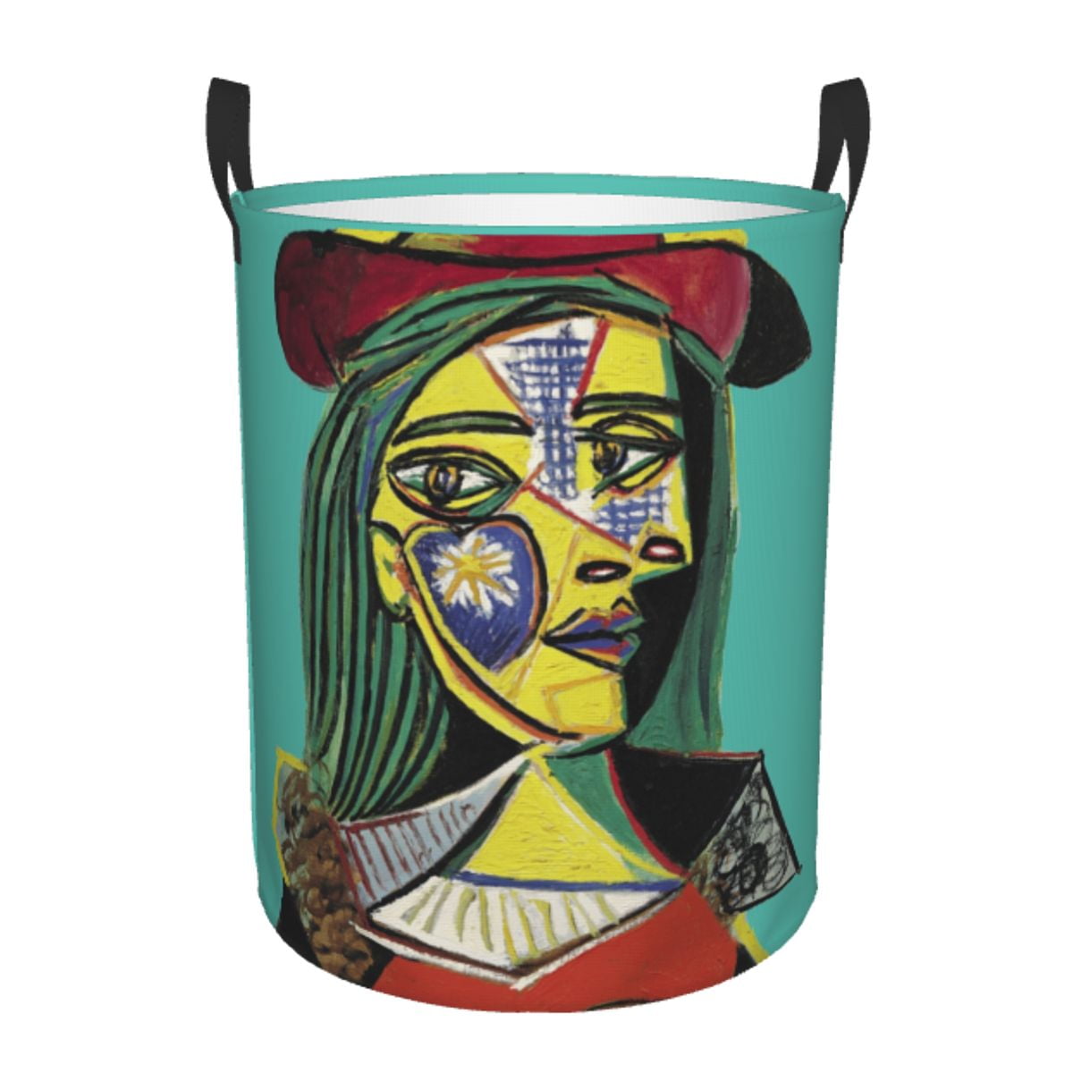 Custom Picasso Don Quixote Laundry Basket Foldable Spanish Clothes ...