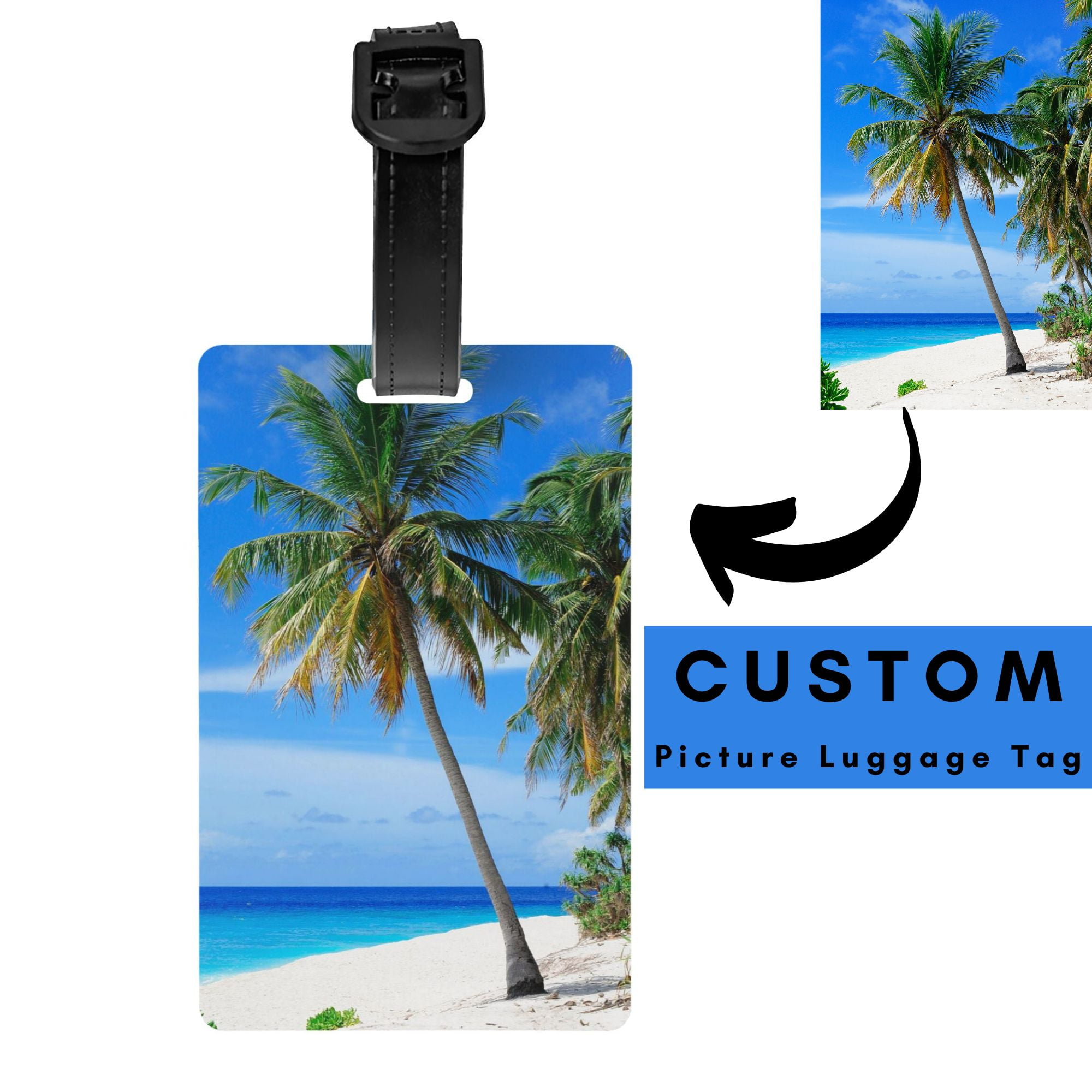 Custom Picture Luggage Tag, Personalized Luggage Tag for Suitcase and ...