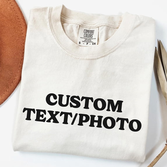 Custom Picture Shirt Personalized Text TShirt Custom Photo TShirt ...