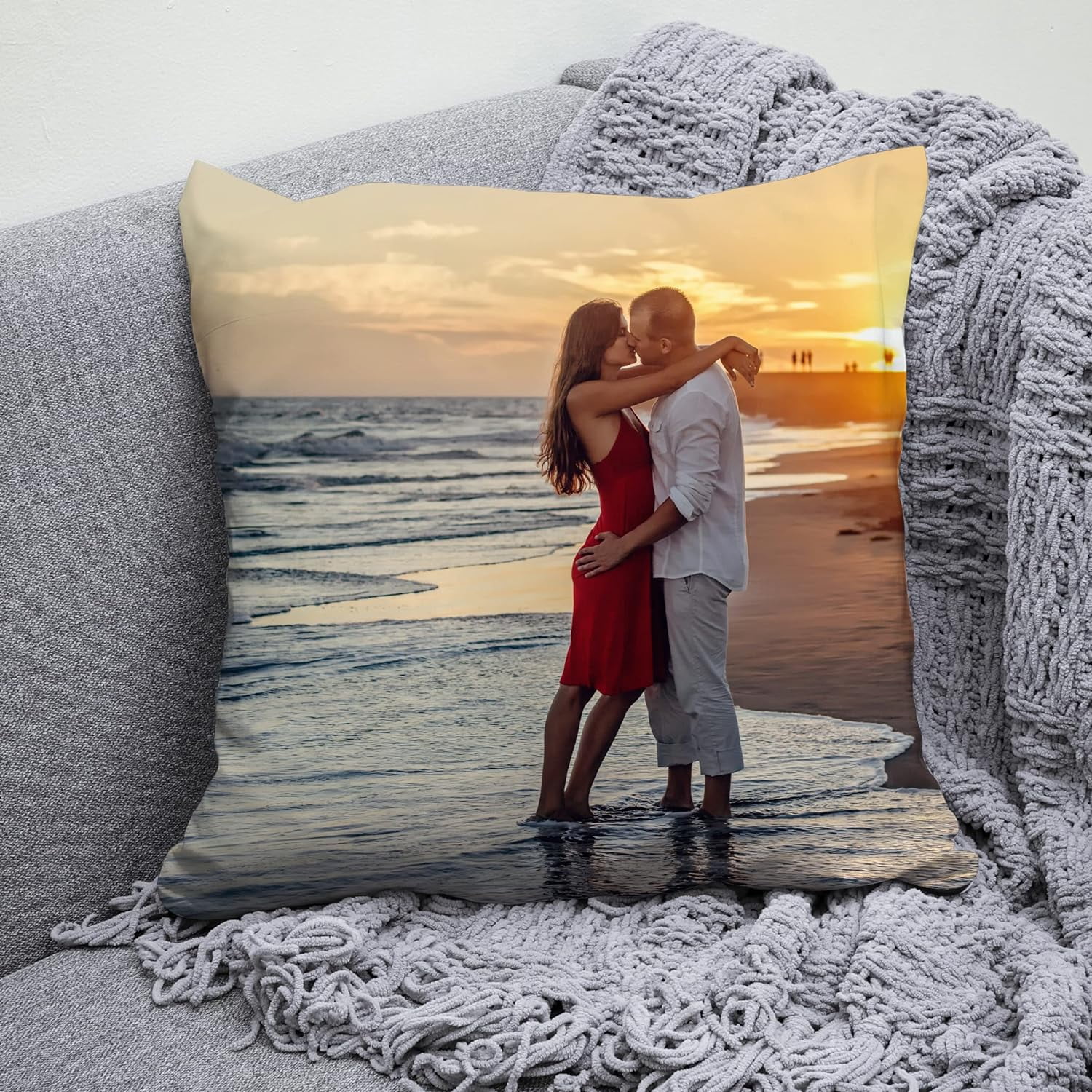 Custom Pillow, Personalized Customized Photo Pillow, Double Side ...