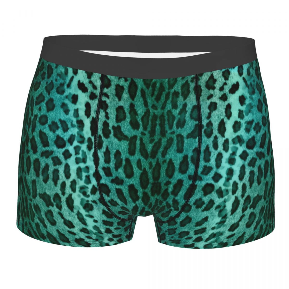 Custom Pink Leopard Boxer Shorts For Men 3D Printed Male Animal Print ...