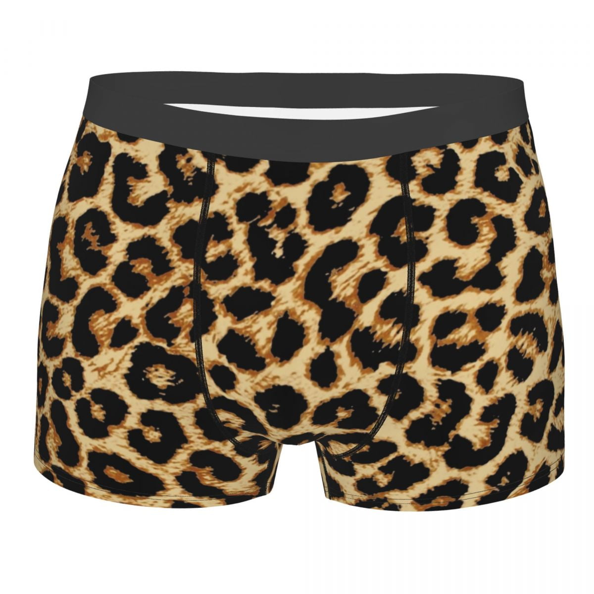 Custom Pink Leopard Boxer Shorts For Men 3D Printed Male Animal Print ...