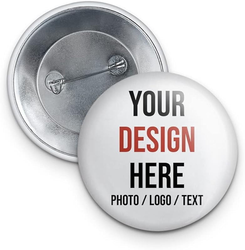 Custom Pins, Custom Buttons, Design Your Own Personalized Pinback Button Badges - Walmart.com