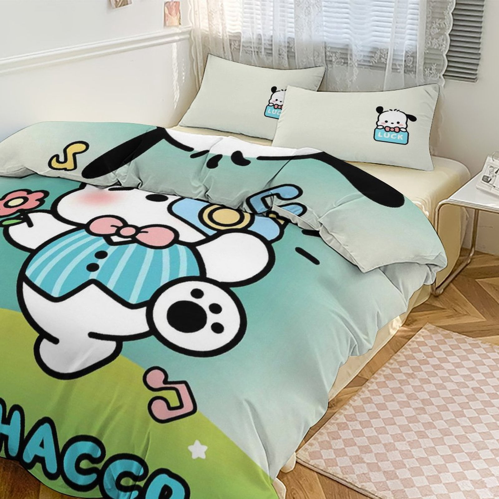 Custom Pochacco (49) Sheets Quilts Bedding Sheet Sets Bedroom ...