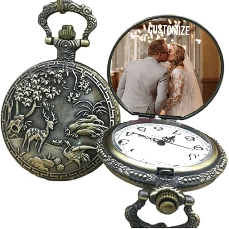 Custom Pocket Watches,Personalized Photo Pocket Watches, Alloy Material ...
