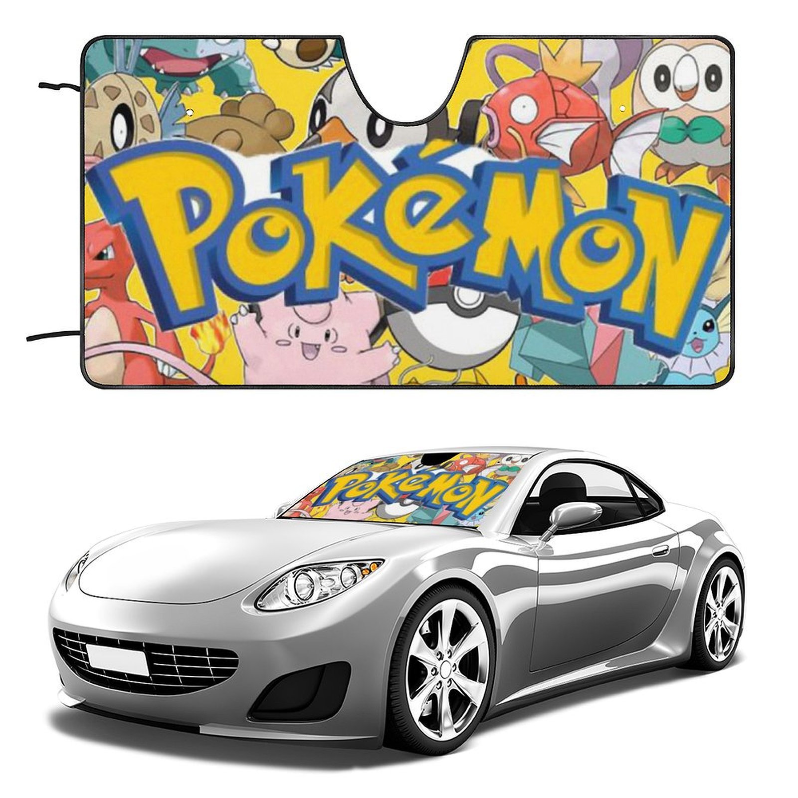 Custom Pokemon Car Truck and SUV Windshield Visor Car Visor Heat ...