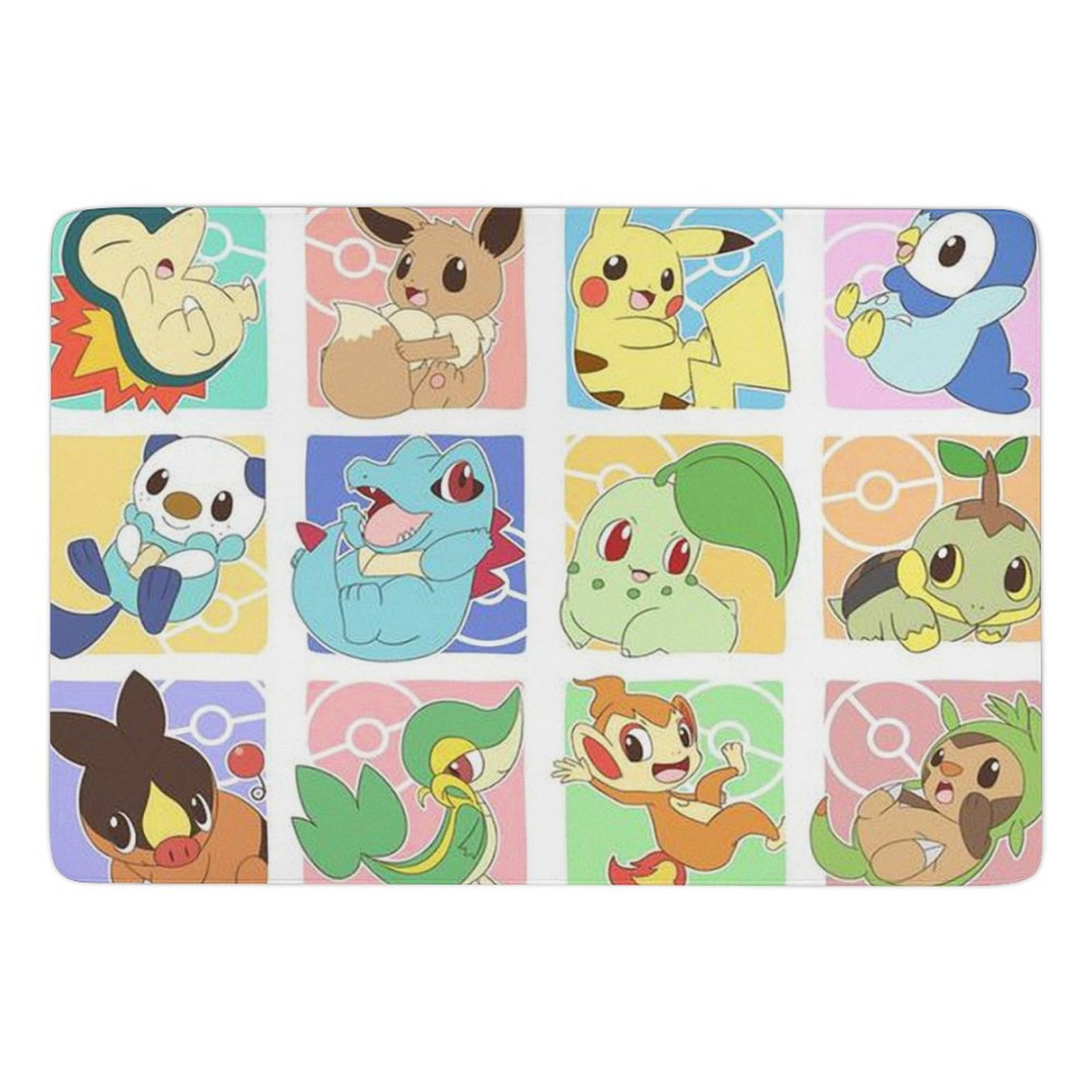 Custom PokemonBathroom mats carpet door mats bathroom carpets non-slip ...