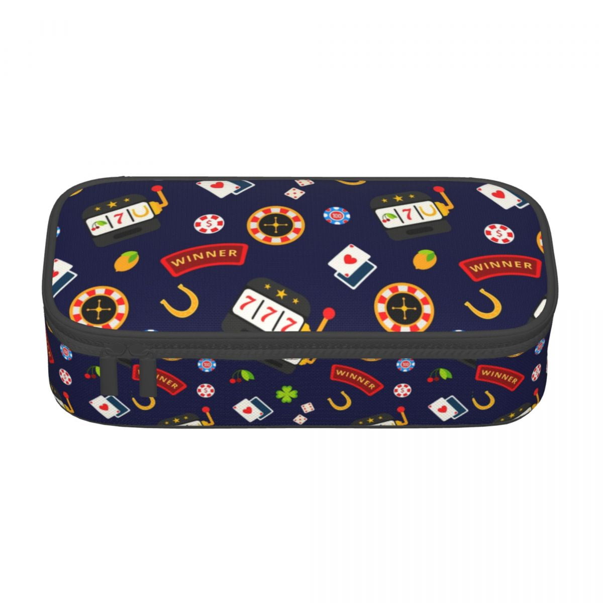 Custom Poker Playing Card Symbols Pencil Cases for Big Capacity Heart ...