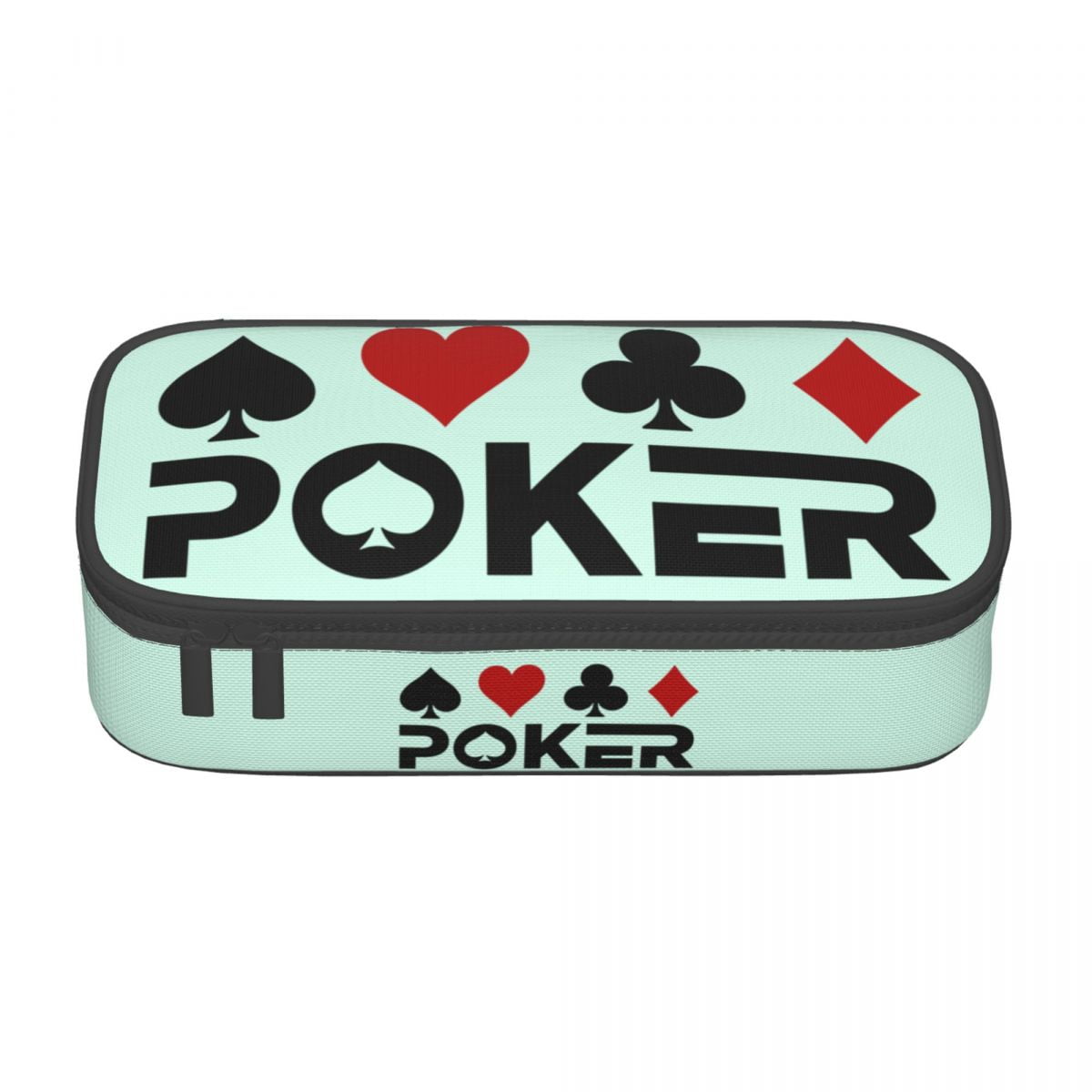 Custom Poker Playing Card Symbols Pencil Cases for Big Capacity Heart ...