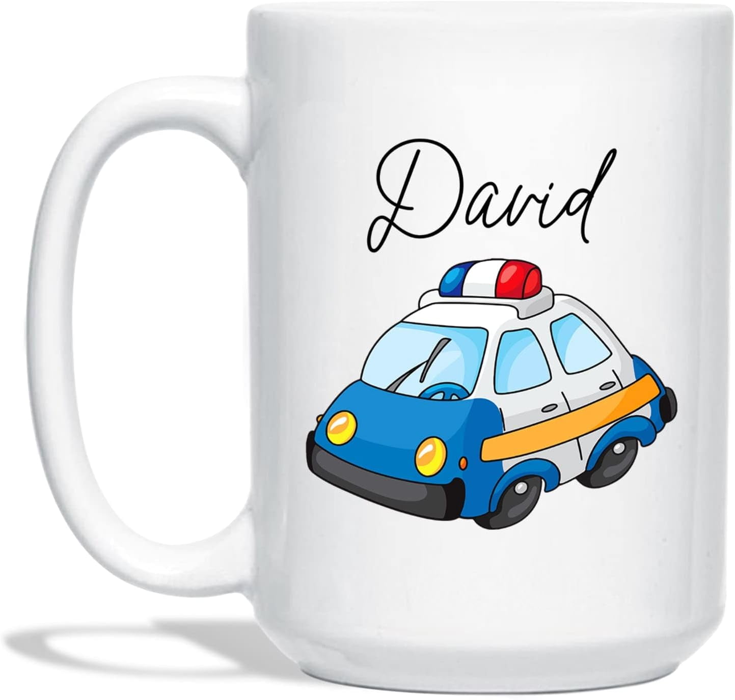 Custom Police Mug With Name - Personalized Police Car Mug Gifts For ...