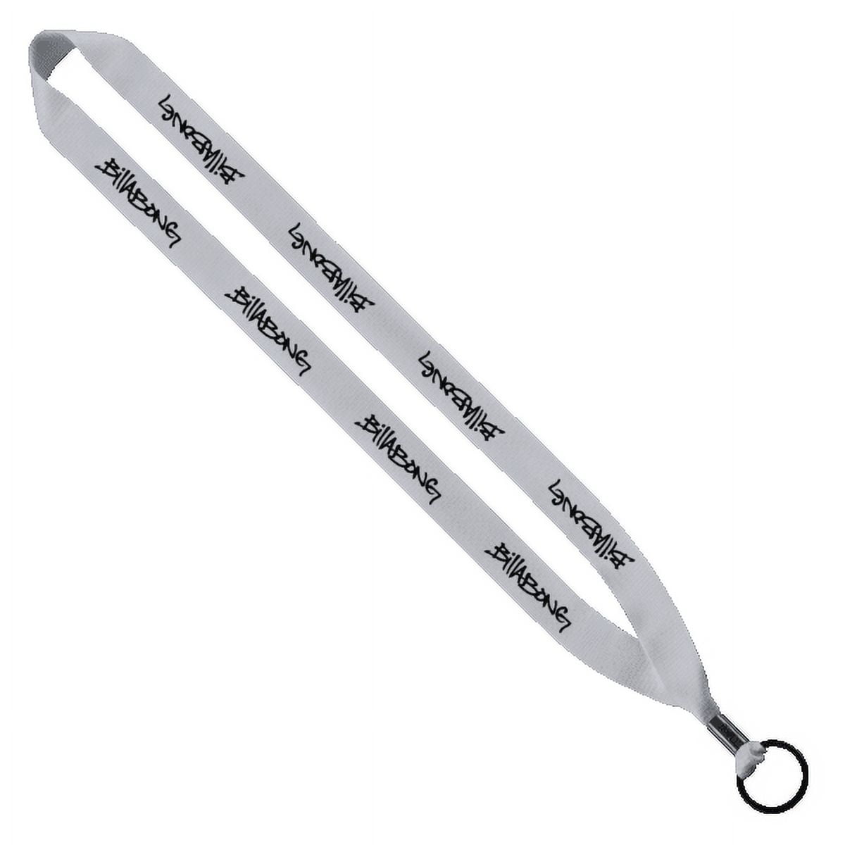 Custom Polyester Office Neck Adjustable Lanyard with Metal Crimp ...