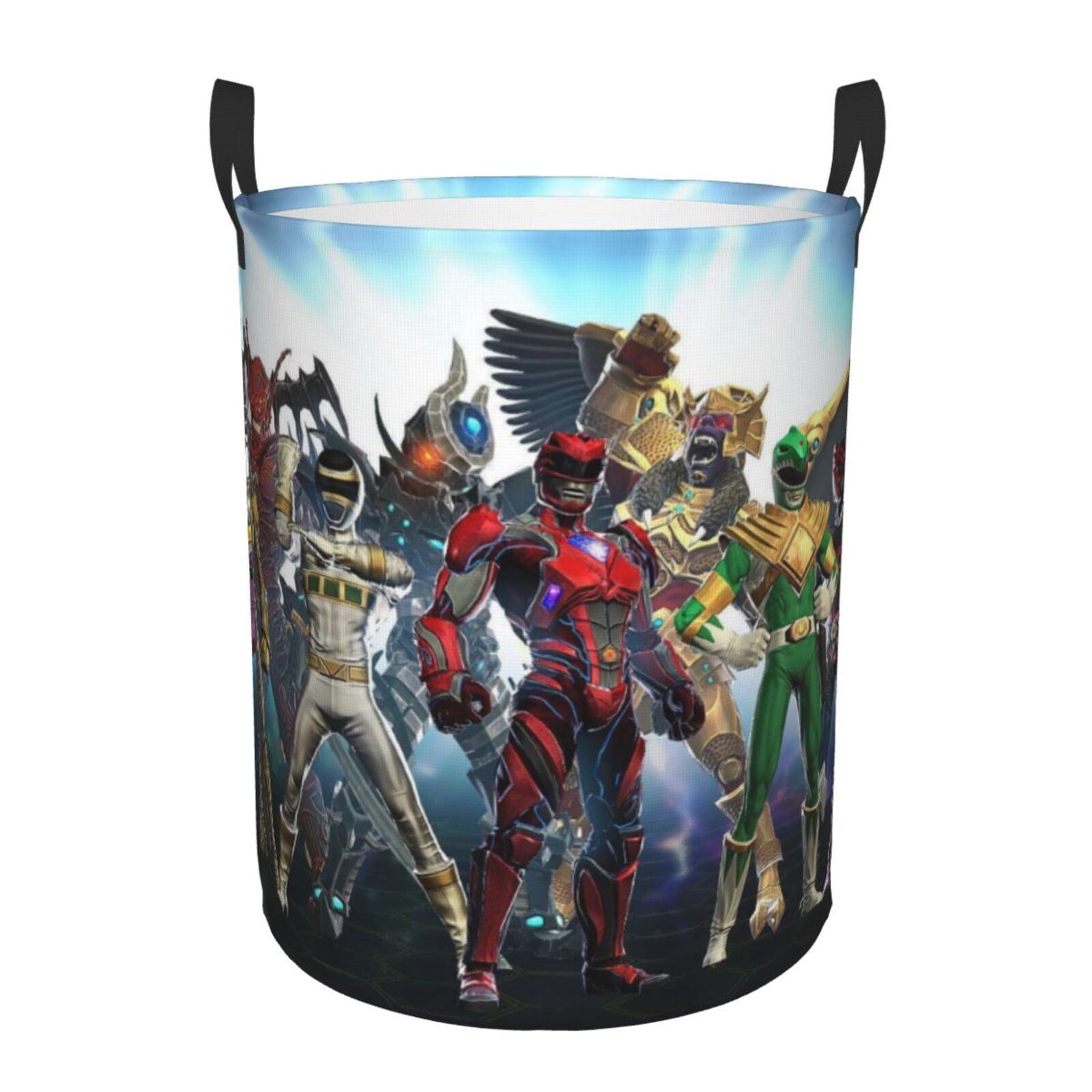 Custom Power Rangers Laundry Basket Collapsible Laundry Clothes Hamper ...