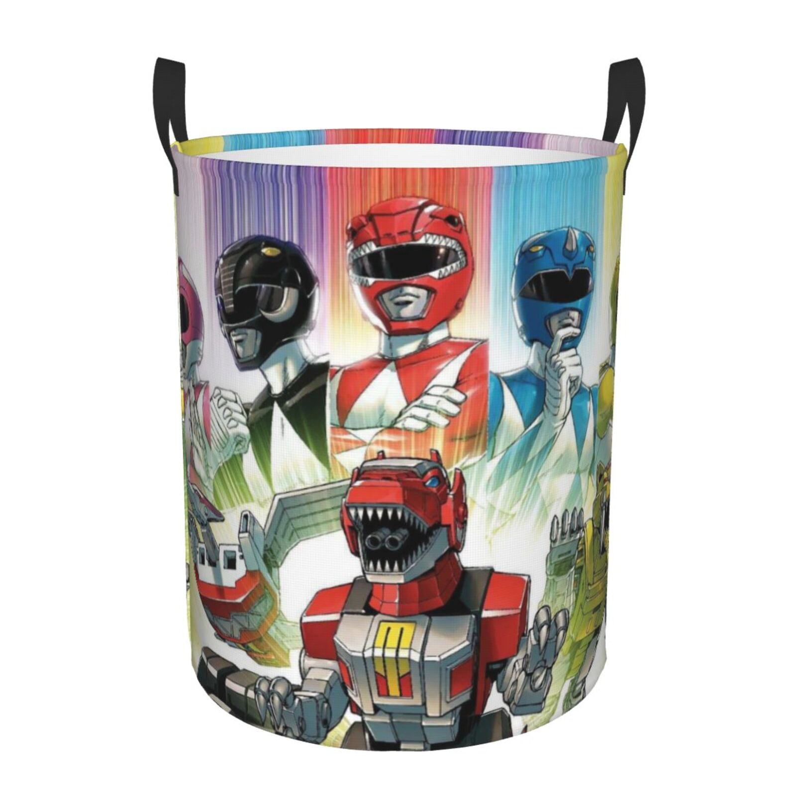 Custom Power Rangers Laundry Basket Collapsible Laundry Clothes Hamper ...