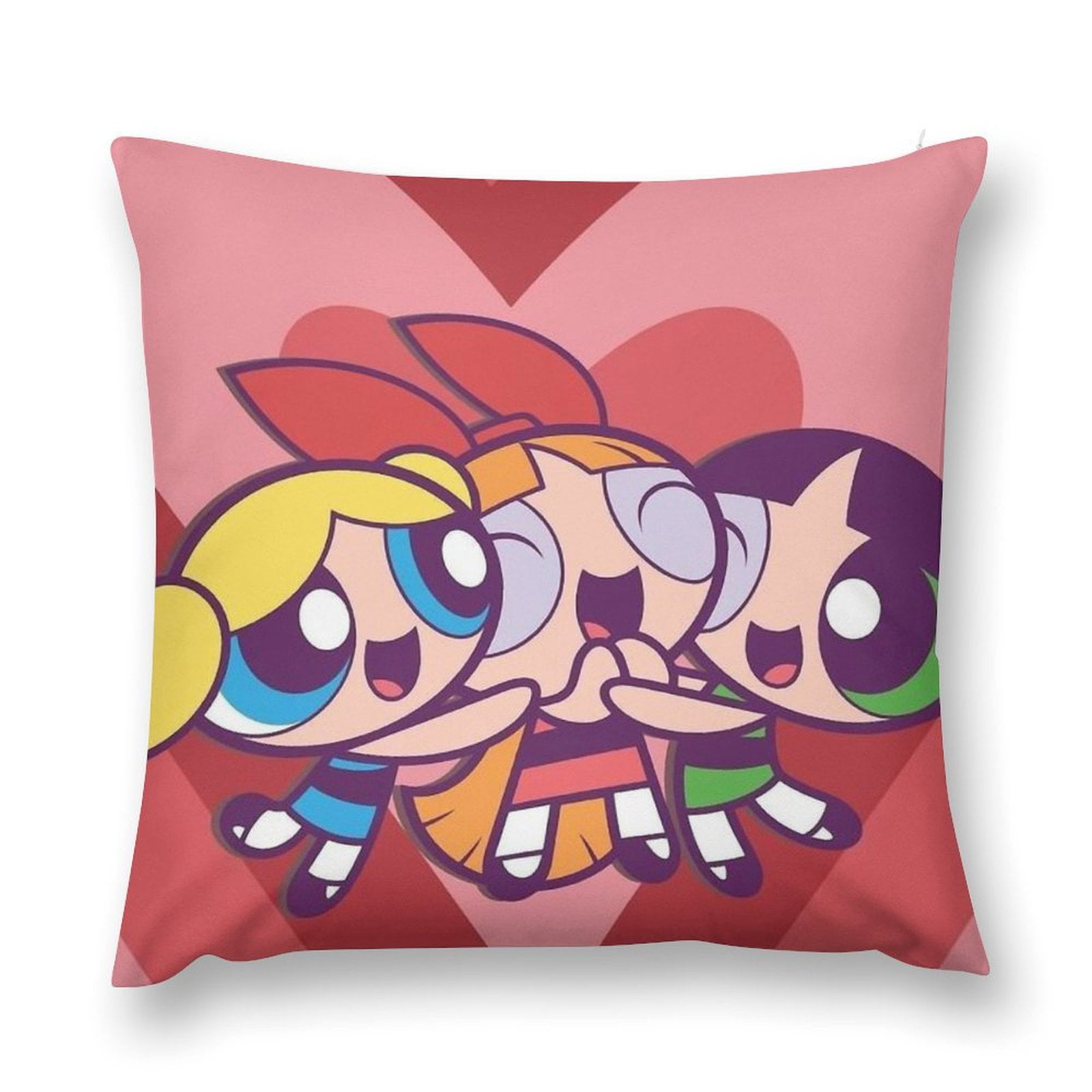 Custom Powerpuff Girls (83) Plush Pillow Case, Kawaii Square Cushion ...