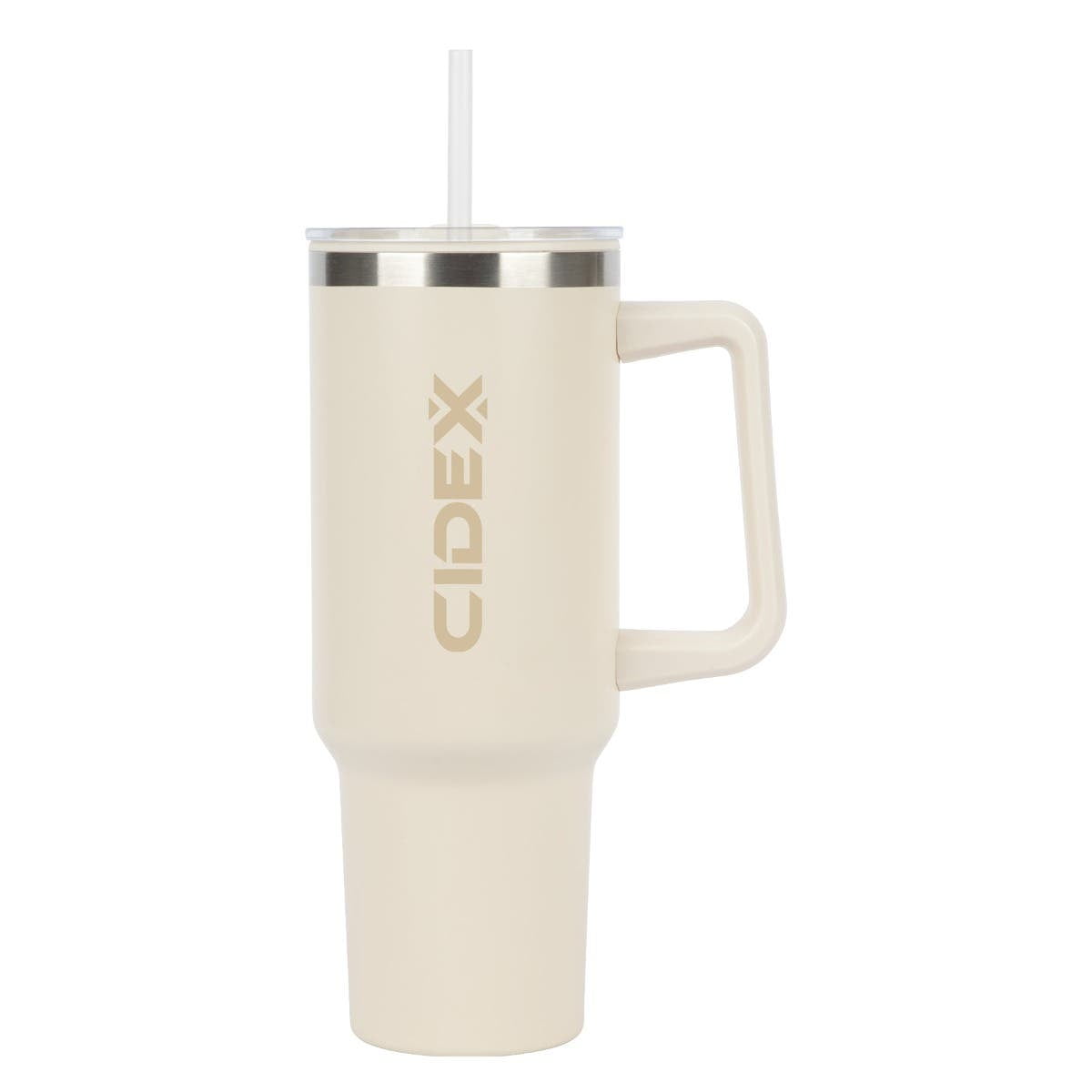 Custom Premium 40 Oz Stainless Steel Travel Mug W/Plastic Liner, Set of ...