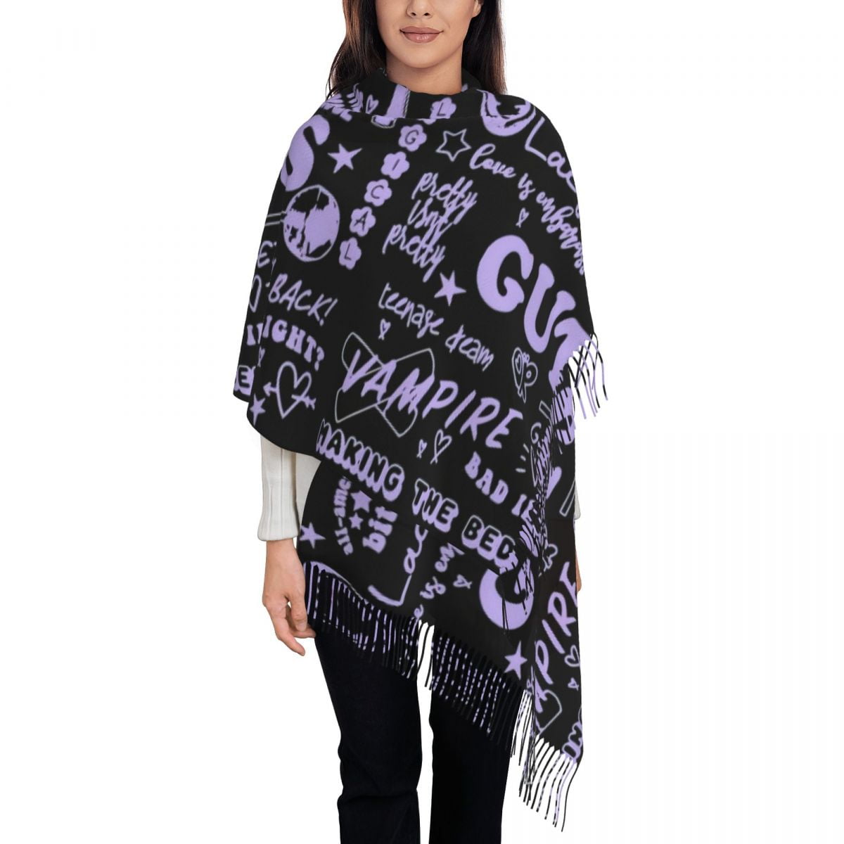 Custom Print Olivia Guts World Tour 2024 Scarf Women Men Winter Fall ...