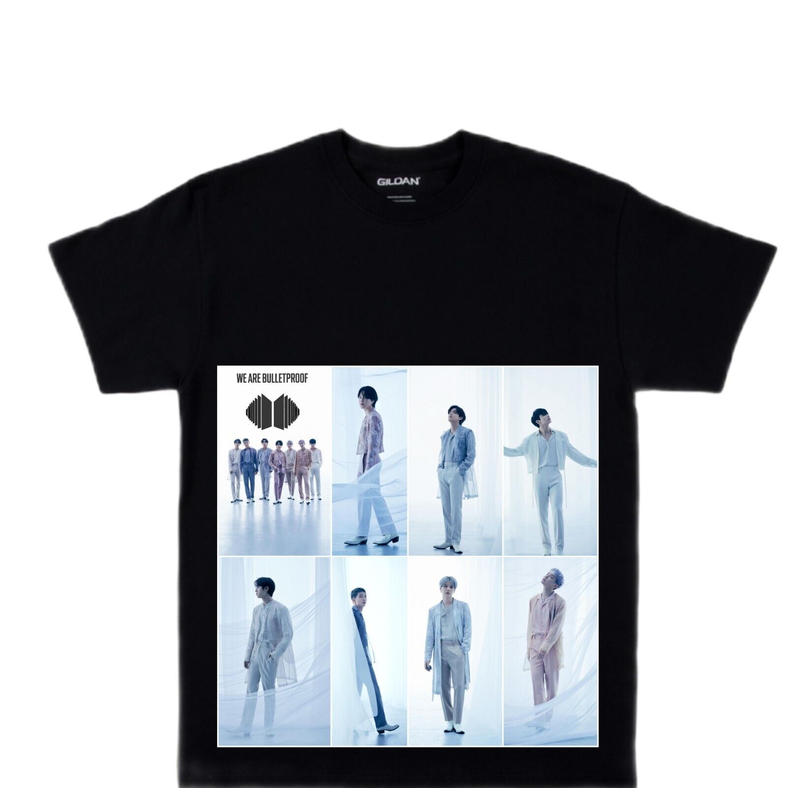Custom Printed BTS T-Shirt (we are Bulletproof version 4) Print On ...