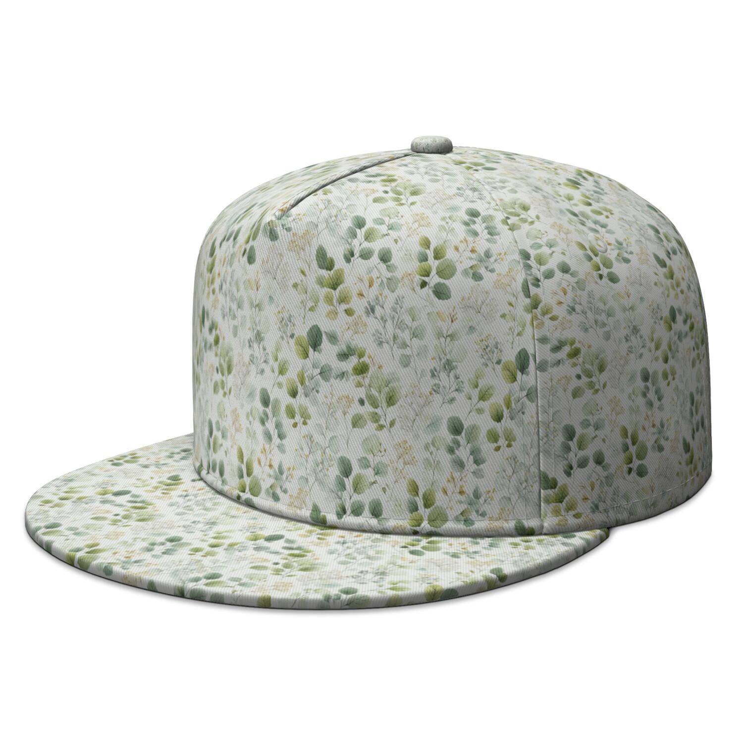 Custom Printed Flat Baseball Cap – Adjustable Snapback Hat with Flat ...