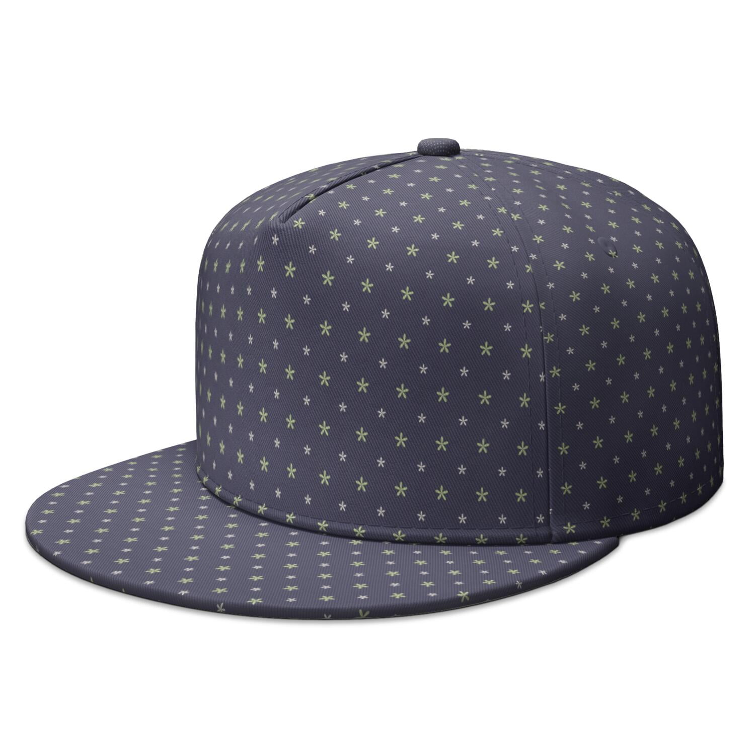 Custom Printed Flat Baseball Cap – Adjustable Snapback Hat with Flat ...