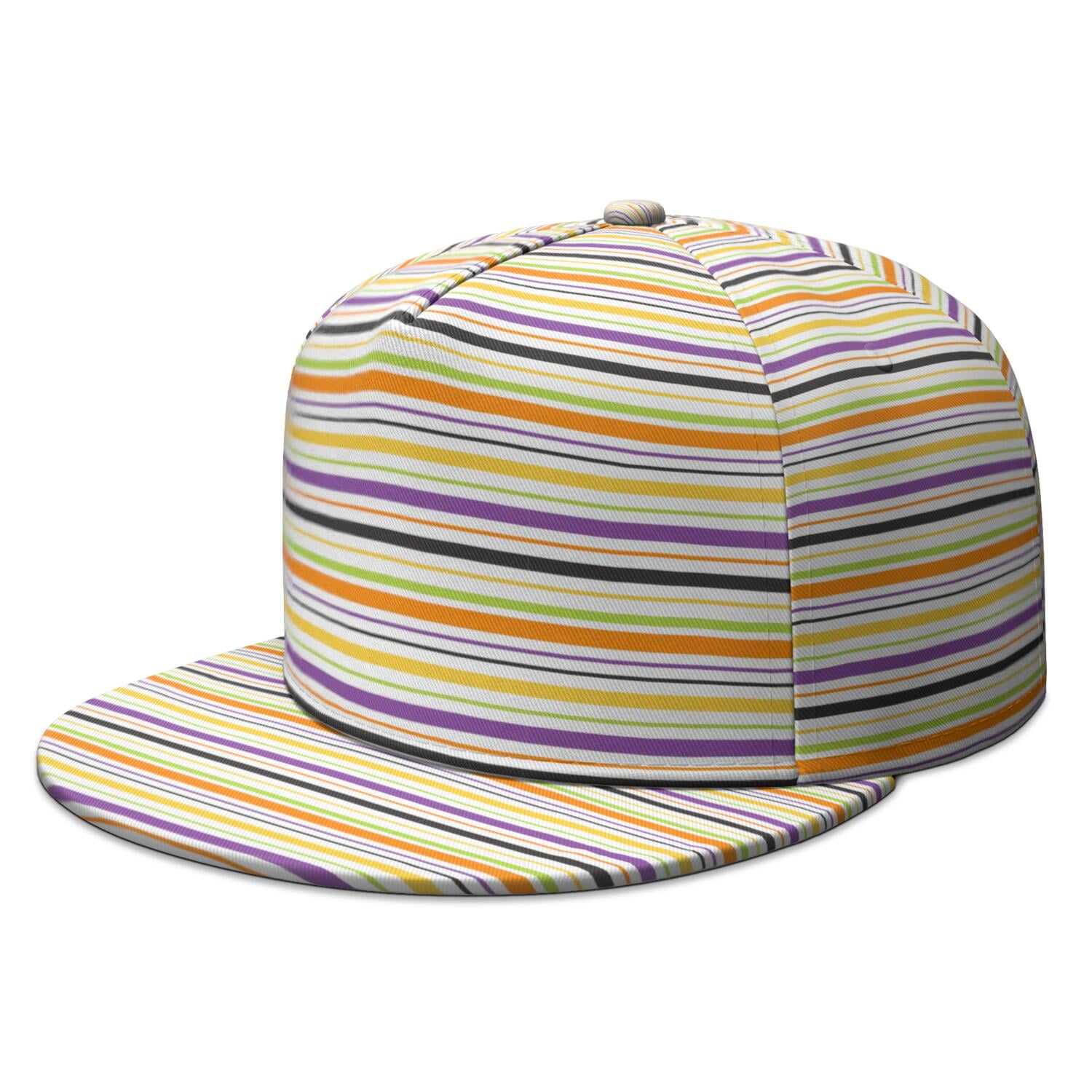 Custom Printed Flat Baseball Cap – Adjustable Snapback Hat with Flat ...