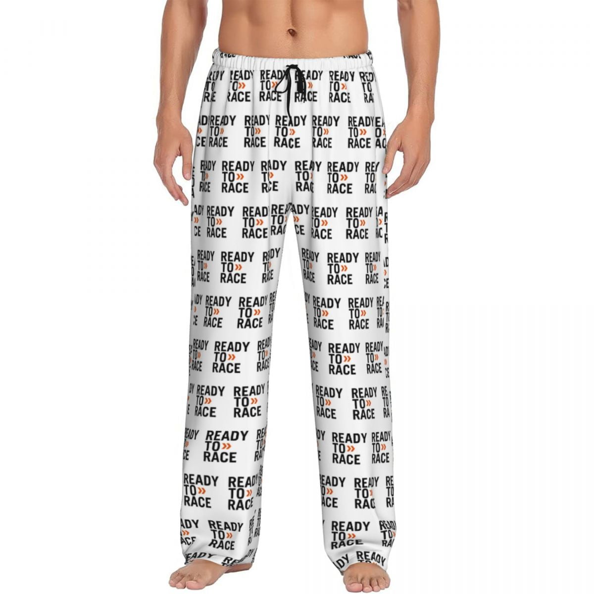 Custom Printed Men Ready To Race Pajama Pants Racing Motorcycle Biker ...