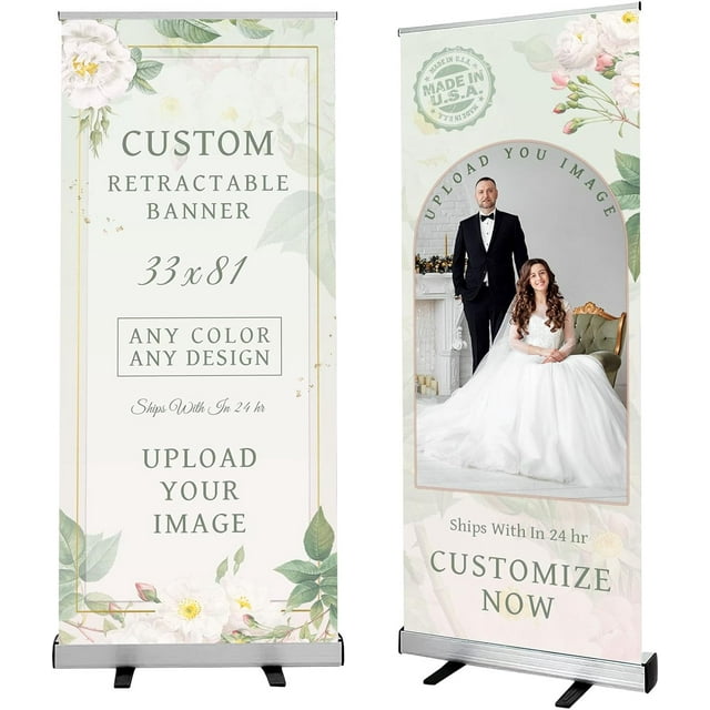 Custom Printed Retractable Banner Stand, Banners & Signs Customize for ...