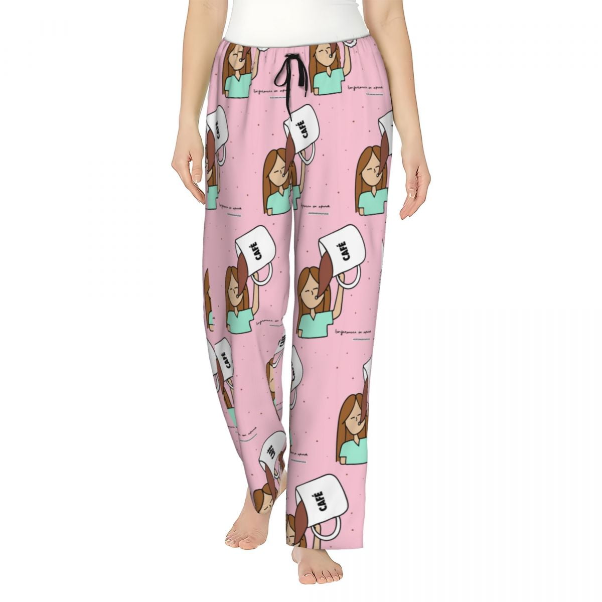 Custom Printed Women's Enfermera En Apuros Pajama Pants Doctor Nurse ...