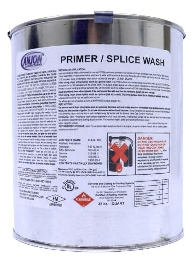 Custom Pro Anjon Splice Wash & EPDM Pond Liner Seam Primer (1 Quart ...