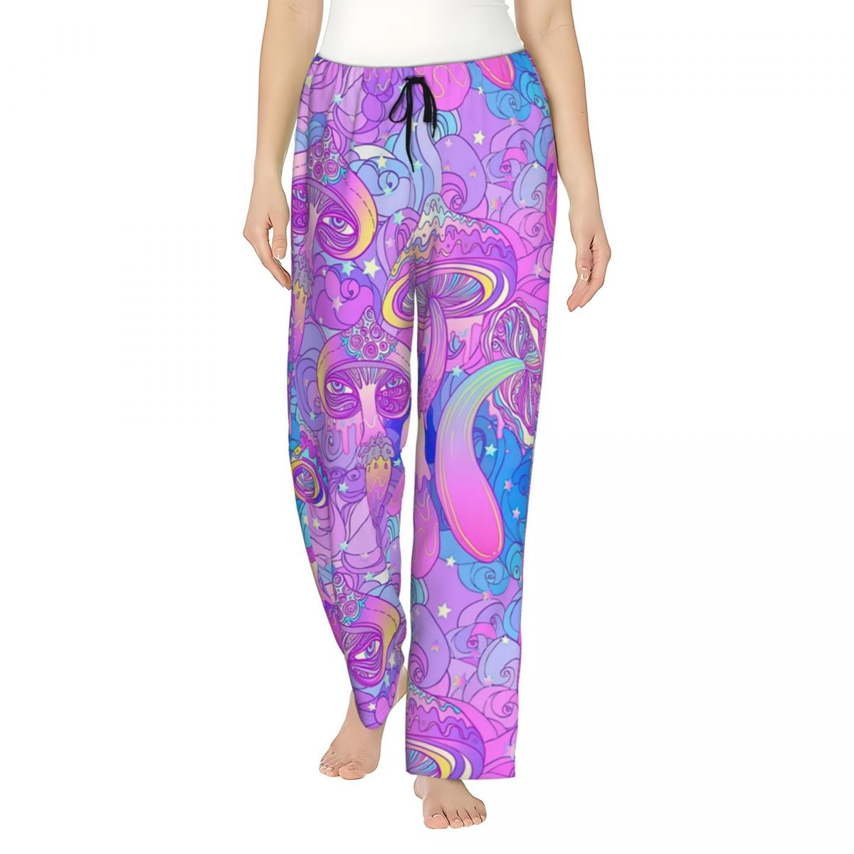 Custom Psychedelic Print Lava Pajama Pants Women Lounge Sleep ...