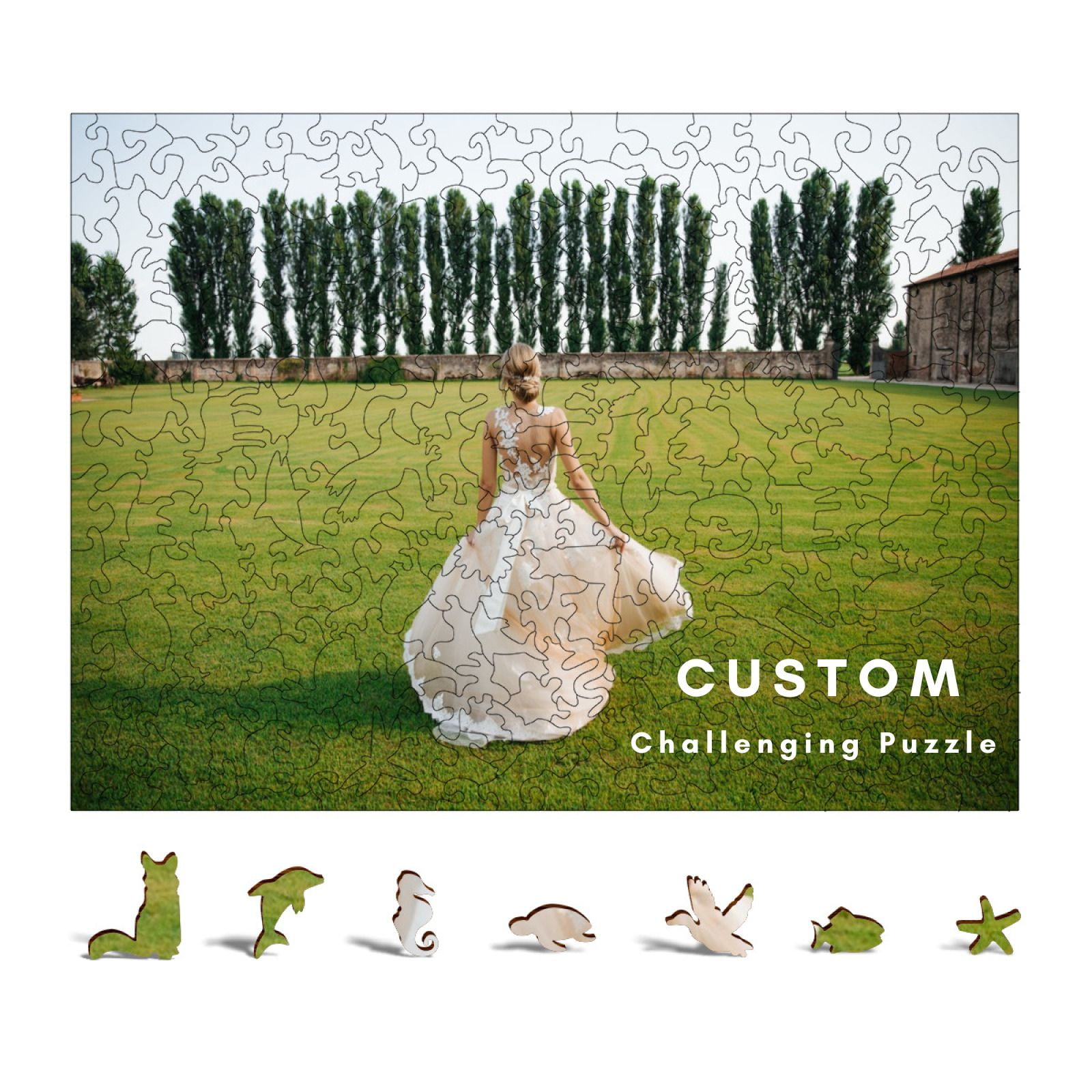 Custom Puzzles from Your Own Photos, More Challenging Jigsaw Puzzles with Unique Irregular ...